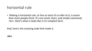 Horizontal lines! | PPT