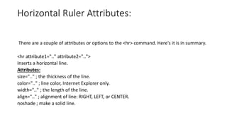 Horizontal lines! | PPT