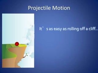 Horizontally Launched Projectiles | PPTX