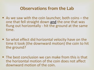 Horizontally Launched Projectiles | PPT