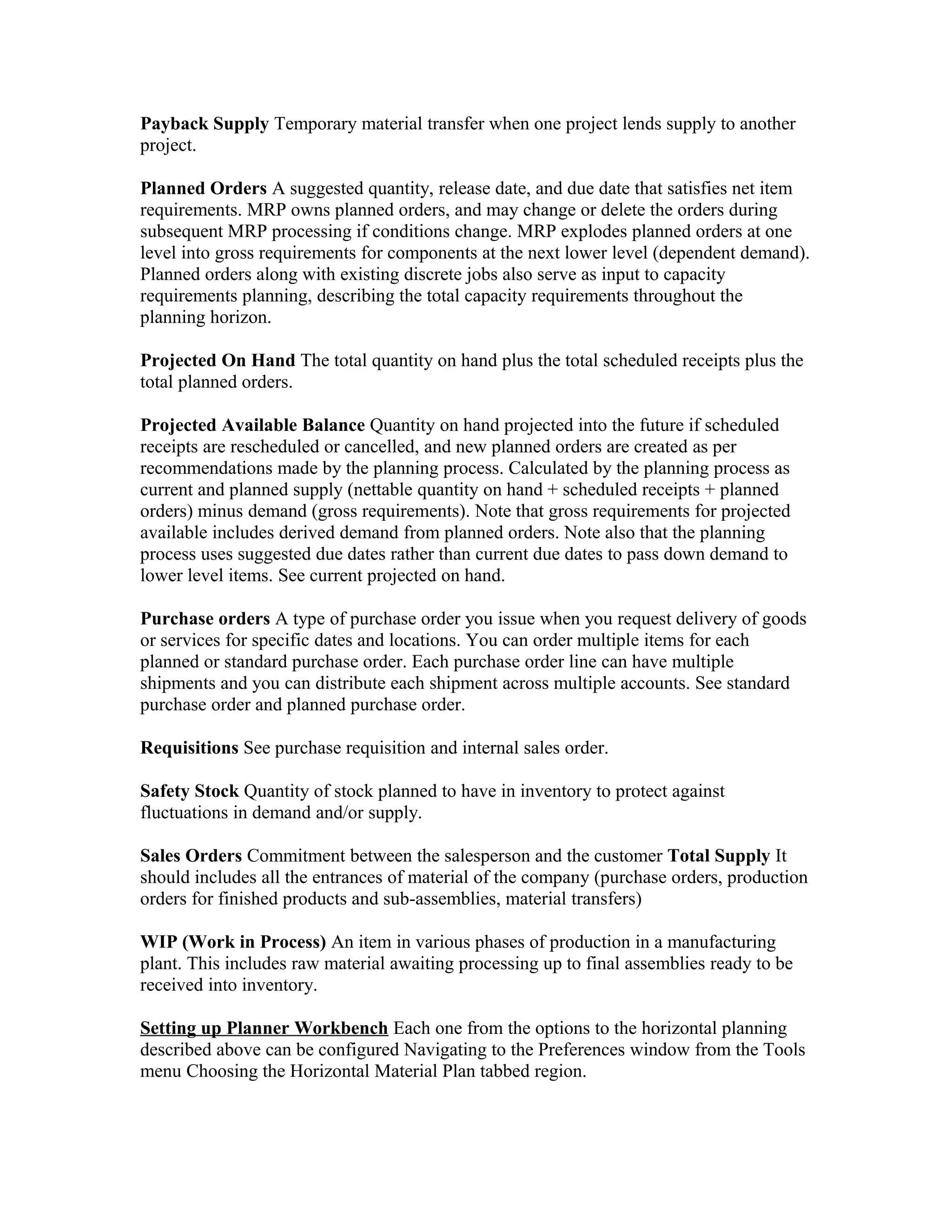 Horizontal plan description | DOC