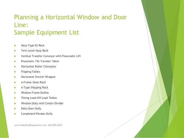 Horizontal Window And Door Assembly Line How To Design Your Assembly Line