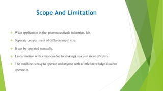 Horizontal sieving machine | PPT