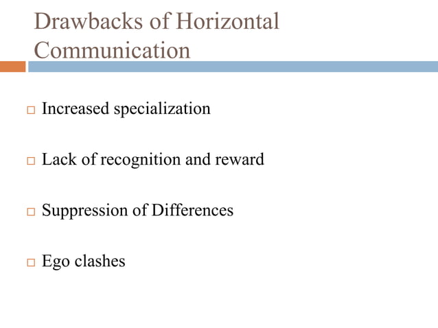 Business Communication - Horizontal & Vertical Communication | PPTX