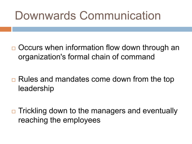 Business Communication - Horizontal & Vertical Communication | PPTX