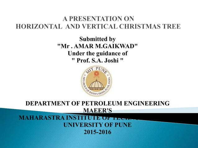 Horizontal vertical christmas tree ppt | PPTX | Technology & Computing