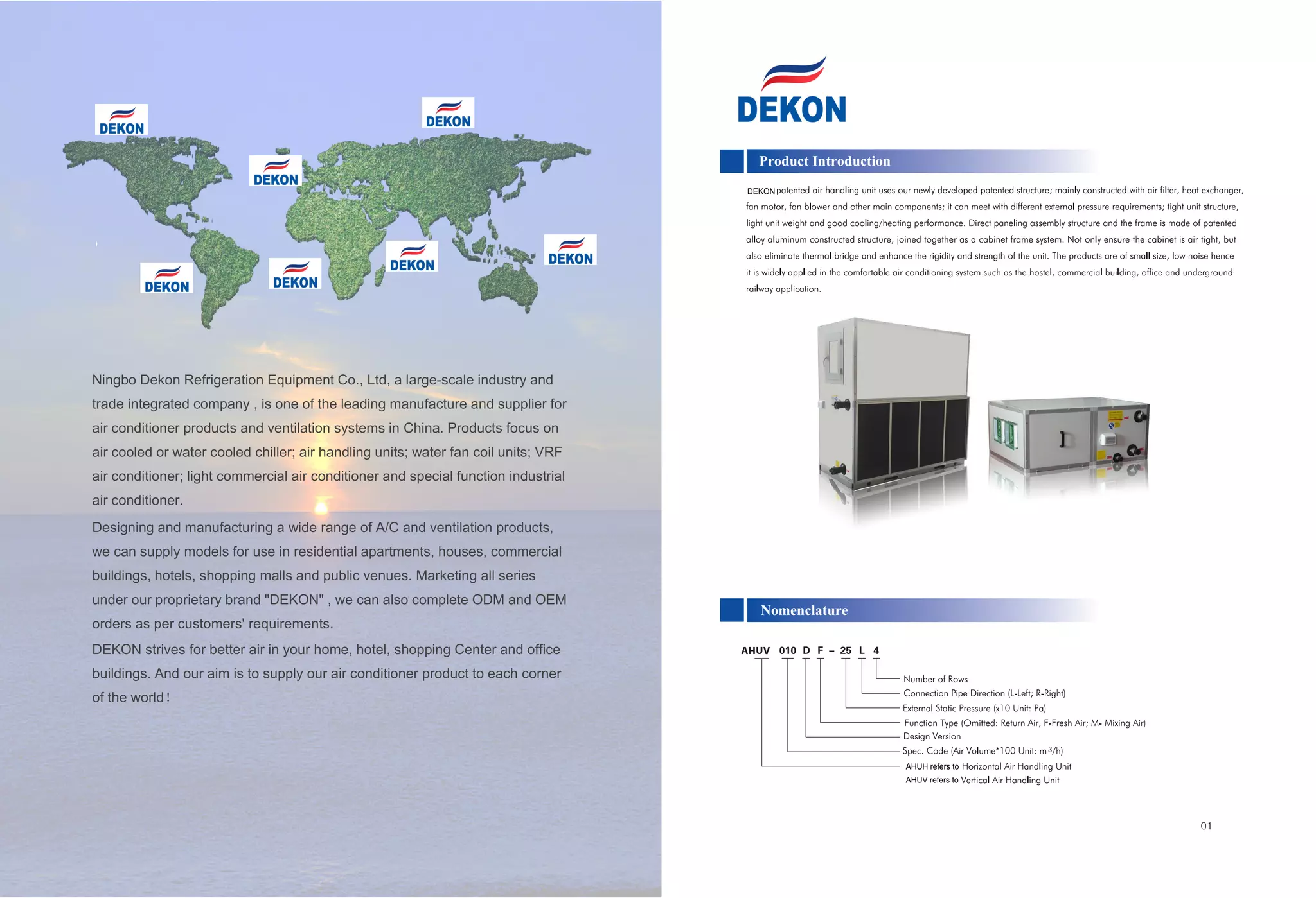 Dekon Horizontal,vertical modular ahu | PPT