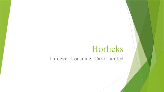 Presentation on horlicks company limited. pptx | PPTX
