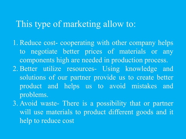 Horizontal Marketing System | PPTX