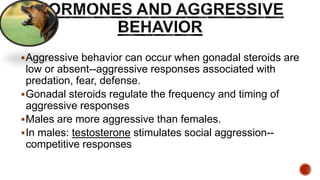 ETHOLOGY-HORMONES & BEHAVIOR | PPTX