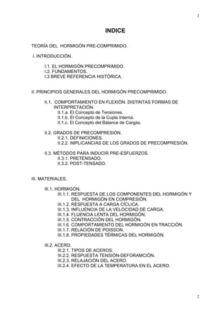 Hormigon armado precomprimido | PDF