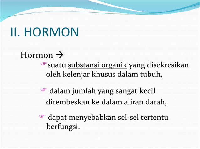 Hormon hormon reproduksi 2010 | PPT