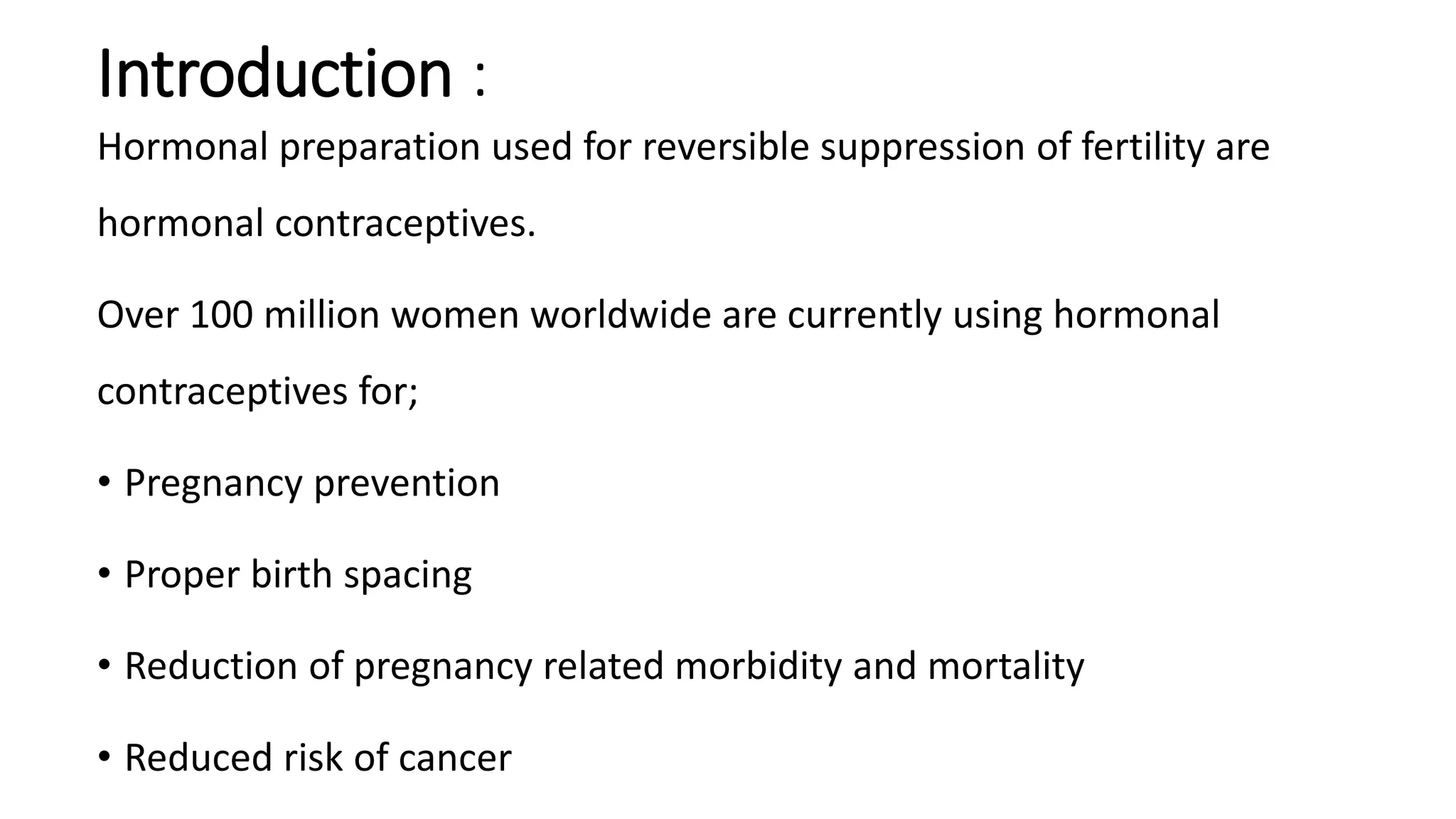 Hormonal Contraceptives | PPTX