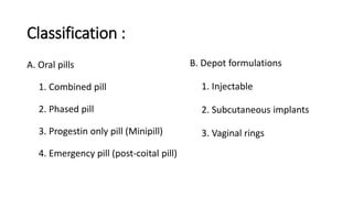Hormonal Contraceptives | PPTX | Birth Control | Reproductive Health