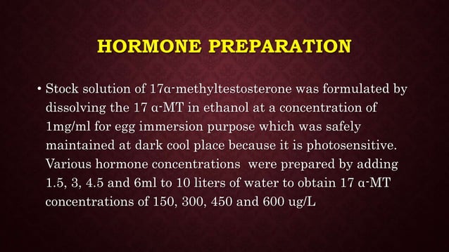 Hormonal sex manipulation | PPTX