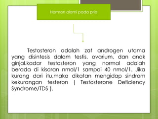 Hormon alami pria | PPTX