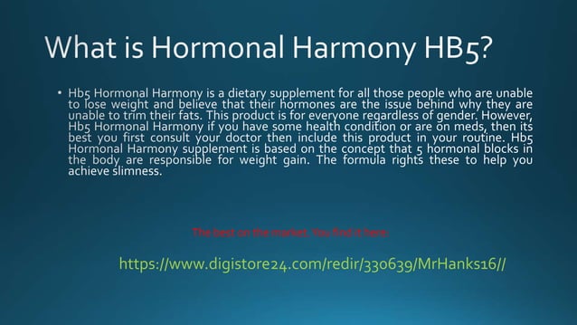Hormonal balance (hb5) | PPT
