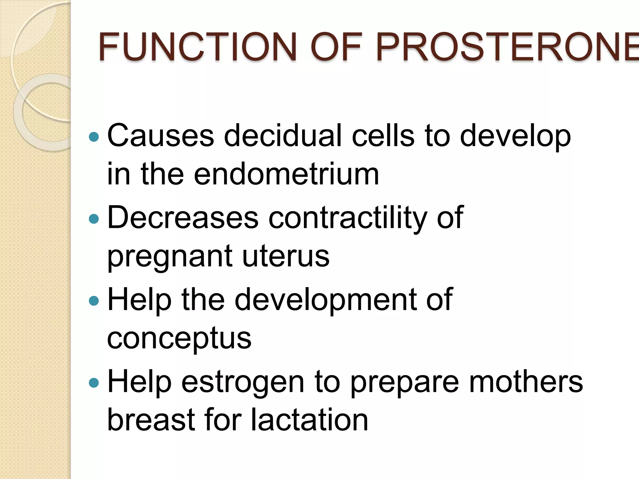 Hormonal changes in pregnancy | PPTX