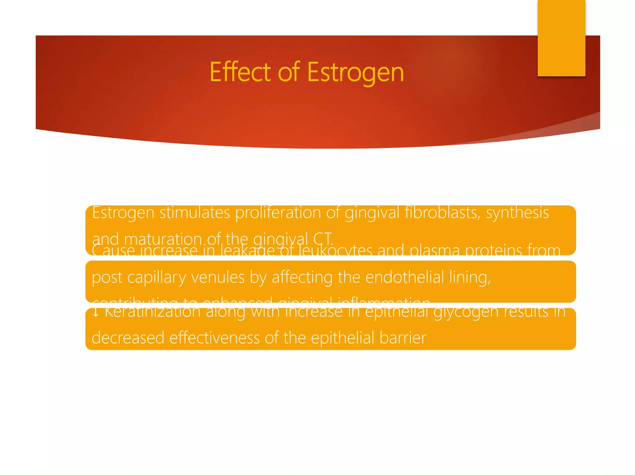 Hormonal changes in female patients and periodontal diseases | PPTX