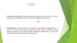 Hormonal contraception | PPTX