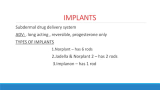 Hormonal contraception 2 | PPT