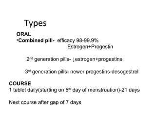 Hormonal contraceptives | PPT
