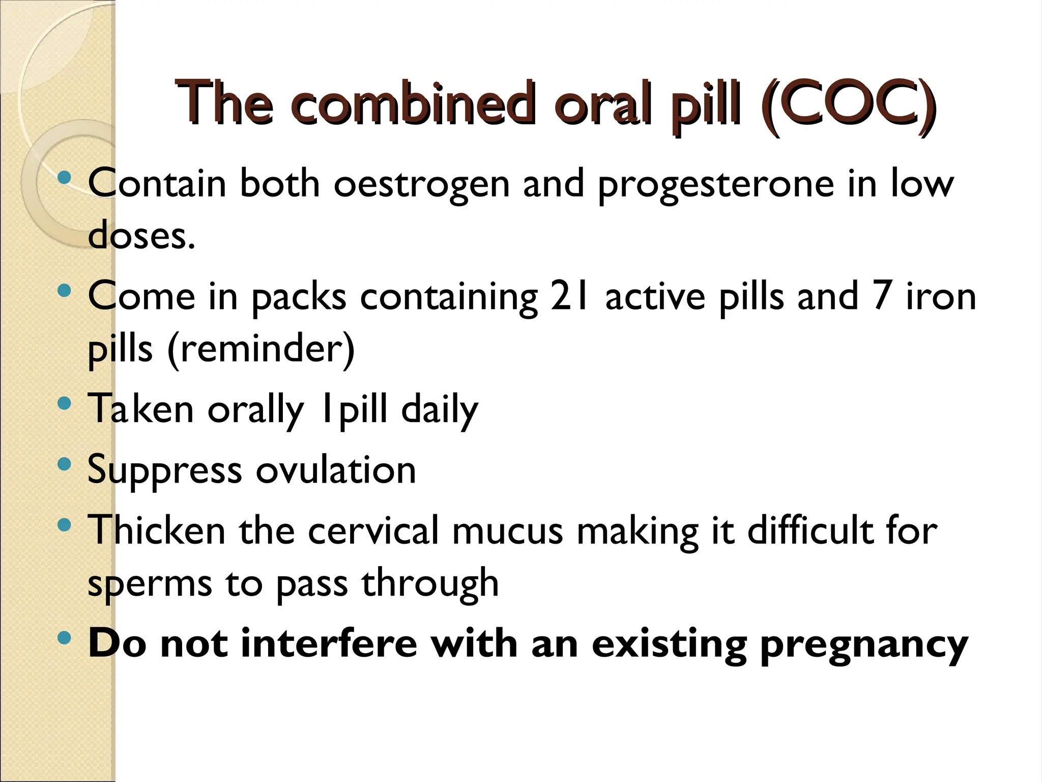 GYNECOLOGY NOETS ON HORMONAL CONTRACEPTIVES.ppt