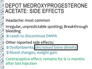 Hormonal contraceptives 2 | PPTX
