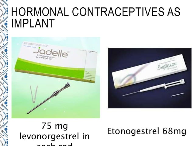 Hormonal contraceptives 2 | PPTX