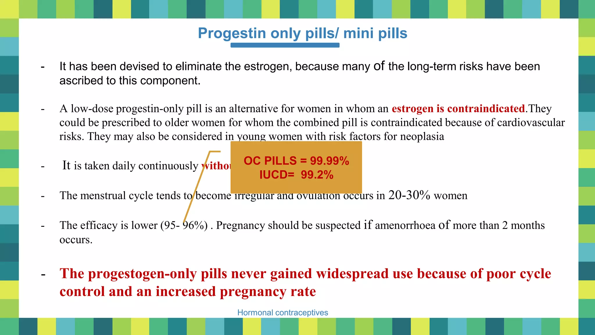 Hormonal contraceptives | PPTX