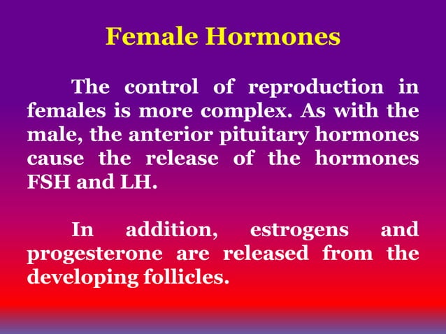 Hormonal control of reproduction in a mammal | PPT