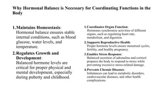 Hormonal Coordination in Animals (Endocrine system) | PPT