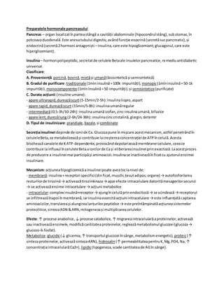 Farmacologie: preparate hormonale | DOCX
