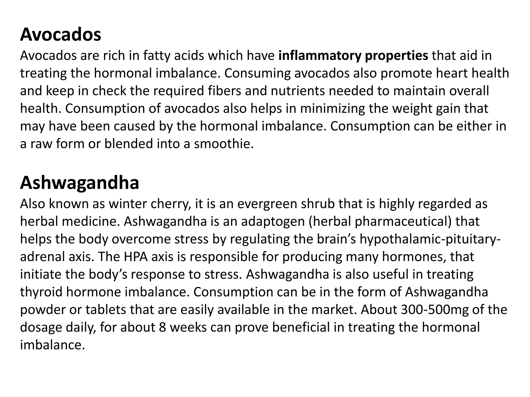 Hormonal Imbalance And Its Natural Cure Ppt