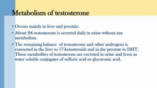 Hormonal Regulation of Male Reproduction I Testosterone I Reproductive ...