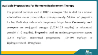 hormonal replacement therapy.pptx