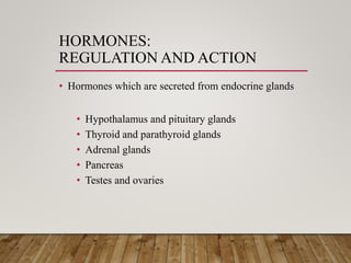 HORMONAL RESPONSES TO EXERCISE pptx slid | PPTX