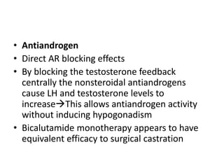 Hormonal therapy of prostate cancer | PPTX