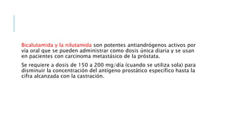 Hormonas gonadales y sus inhibidores | PPTX