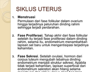 Hormon dan mekanisme menstruasi | PPTX