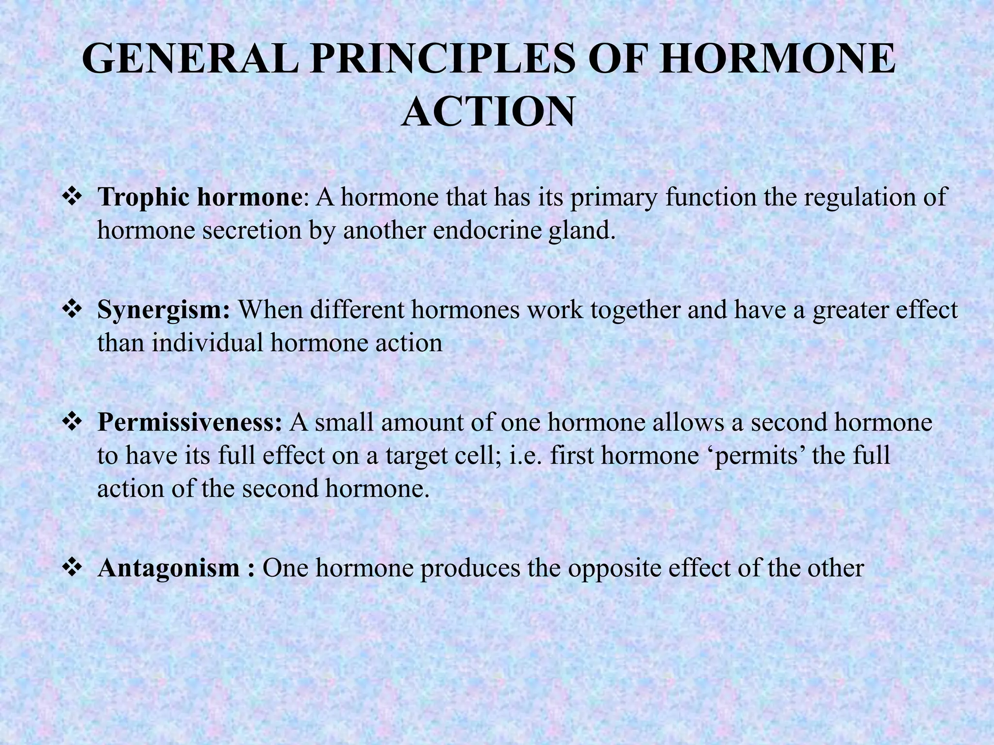 Hormone action | PPTX