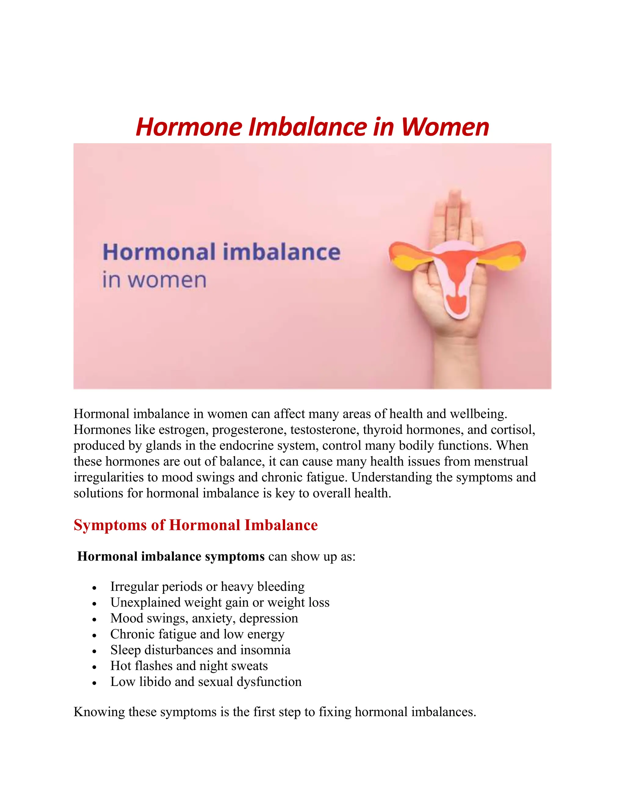 The Complete Guide to Hormonal Health: Effective Remedies for Women's ...