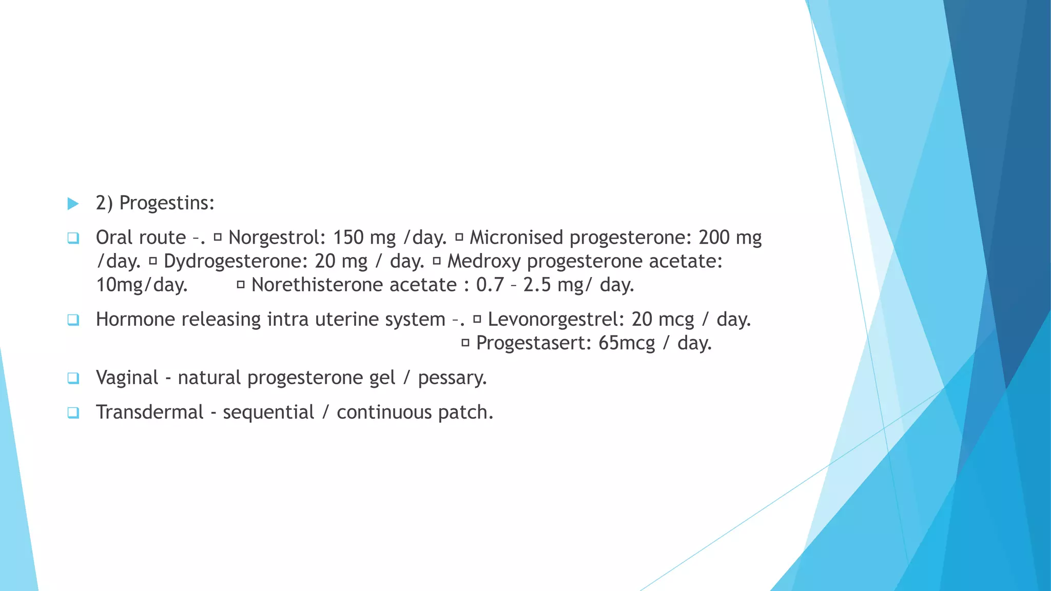 Hormone replacement therapy | PPTX