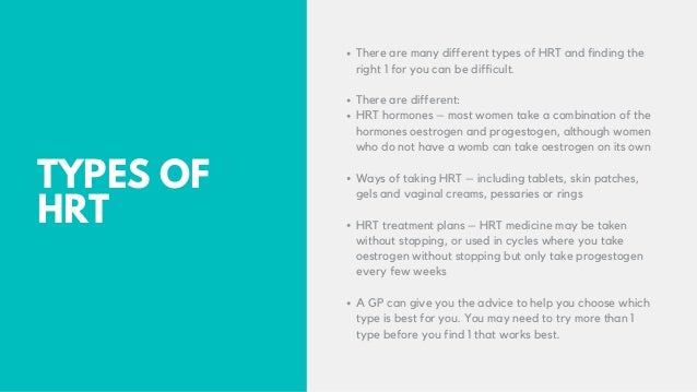 Hormone Replacement Therapy | PDF