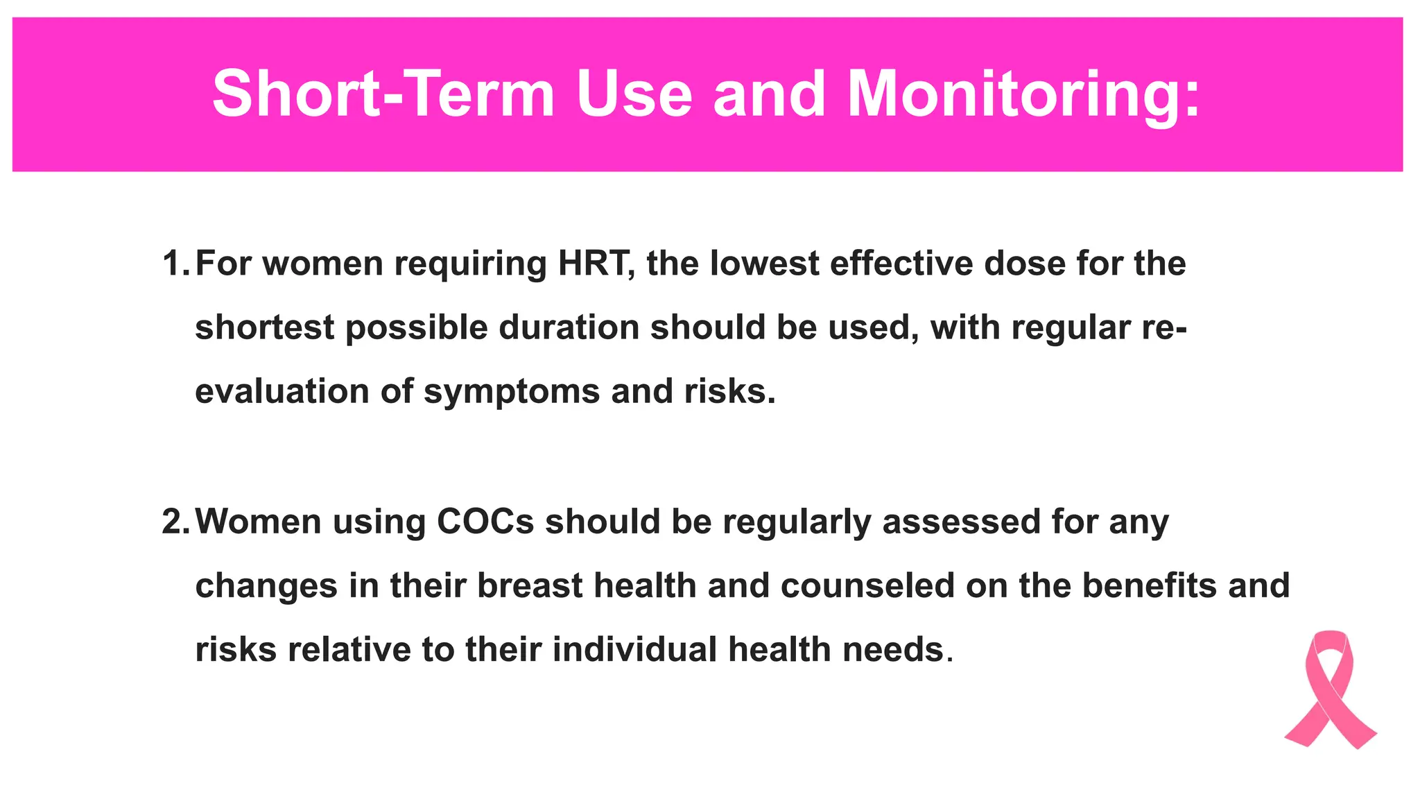 Current Understanding on Hormone Replacement Therapy Combined Oral ...