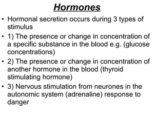 Hormones | PPT | Endocrine and Metabolic Diseases | Diseases and Conditions
