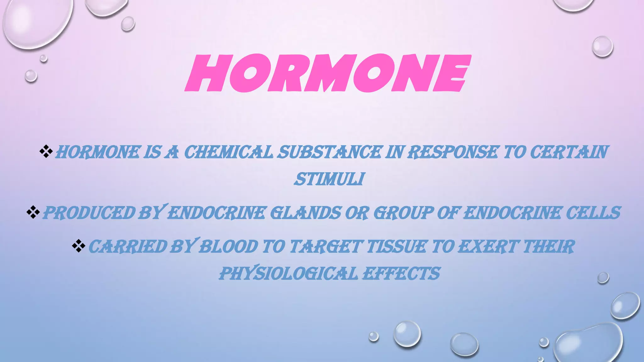 Hormones& | PPT