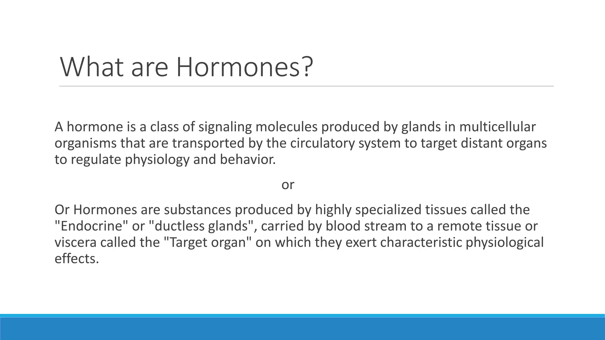 Hormones | PPTX