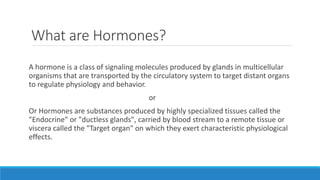 Hormones | PPTX