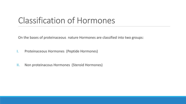 Hormones | PPTX